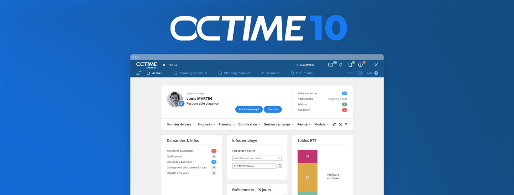 OCTIME 10 : le plaisir de la solution professionnelle