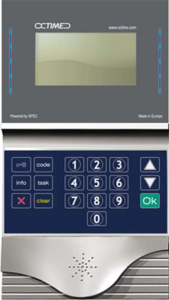 Badgeuse Pointeuse : le temps enregistré